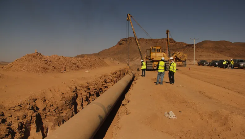 An aqueduct to convey water from Disi to Amman in Jordan | AFD - Proparco
